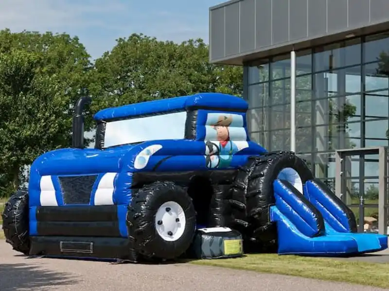 Maxi Springkussen Tractor Multifun huren | Attractieverhuur Olivier
